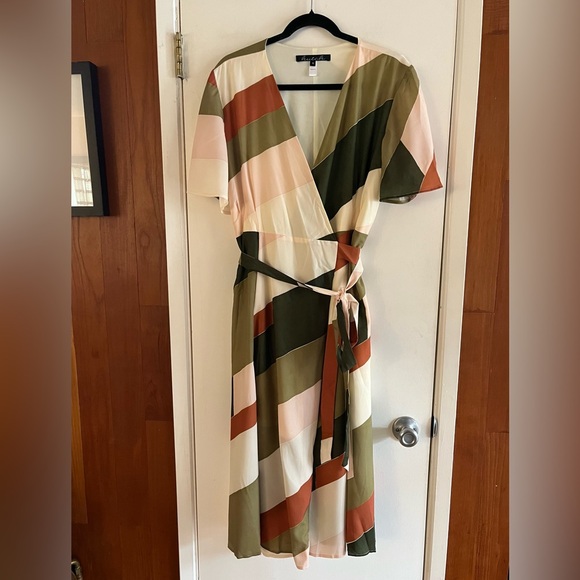 Anthropologie | Dresses | Anthropologie Hutch Geometric Wrap Dress ...